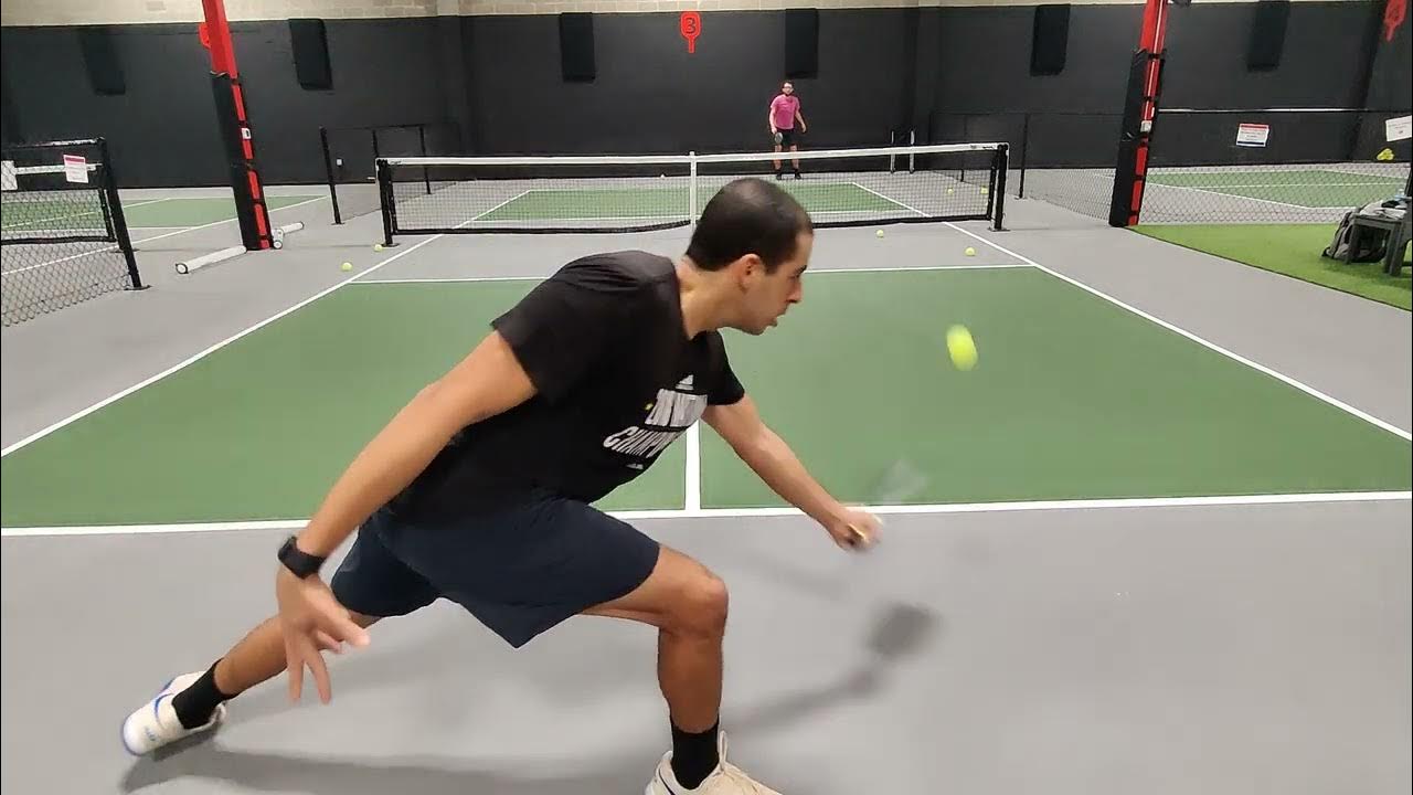 Pickleball Professional Self Coaching his Groundstrokes - YouTube
