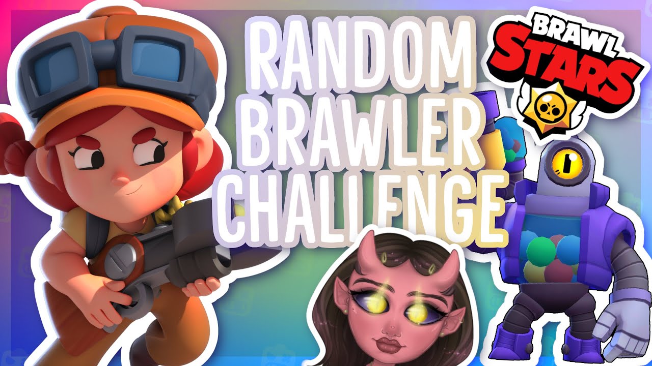 Brawl stars challenge w/ my gf - Random brawler challenge! - YouTube