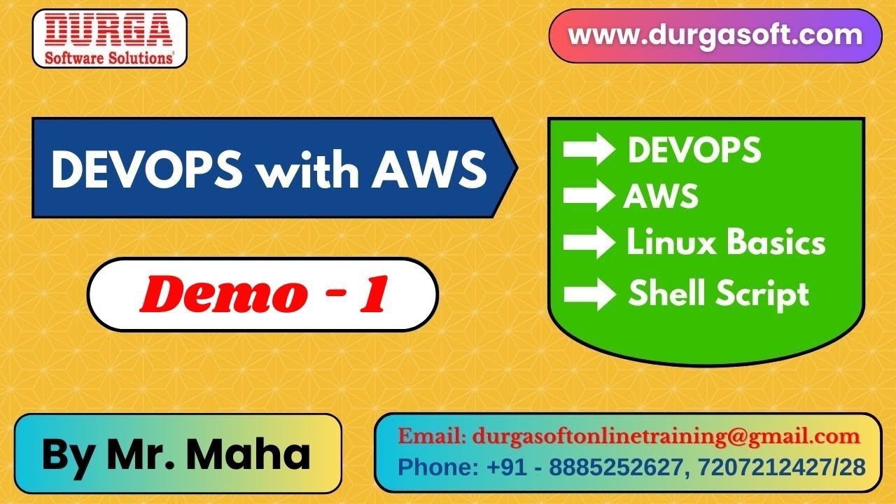 DEVOPS with AWS tutorials || Demo - 1 || by Mr. Maha On 02-06-2025 @6AM ...