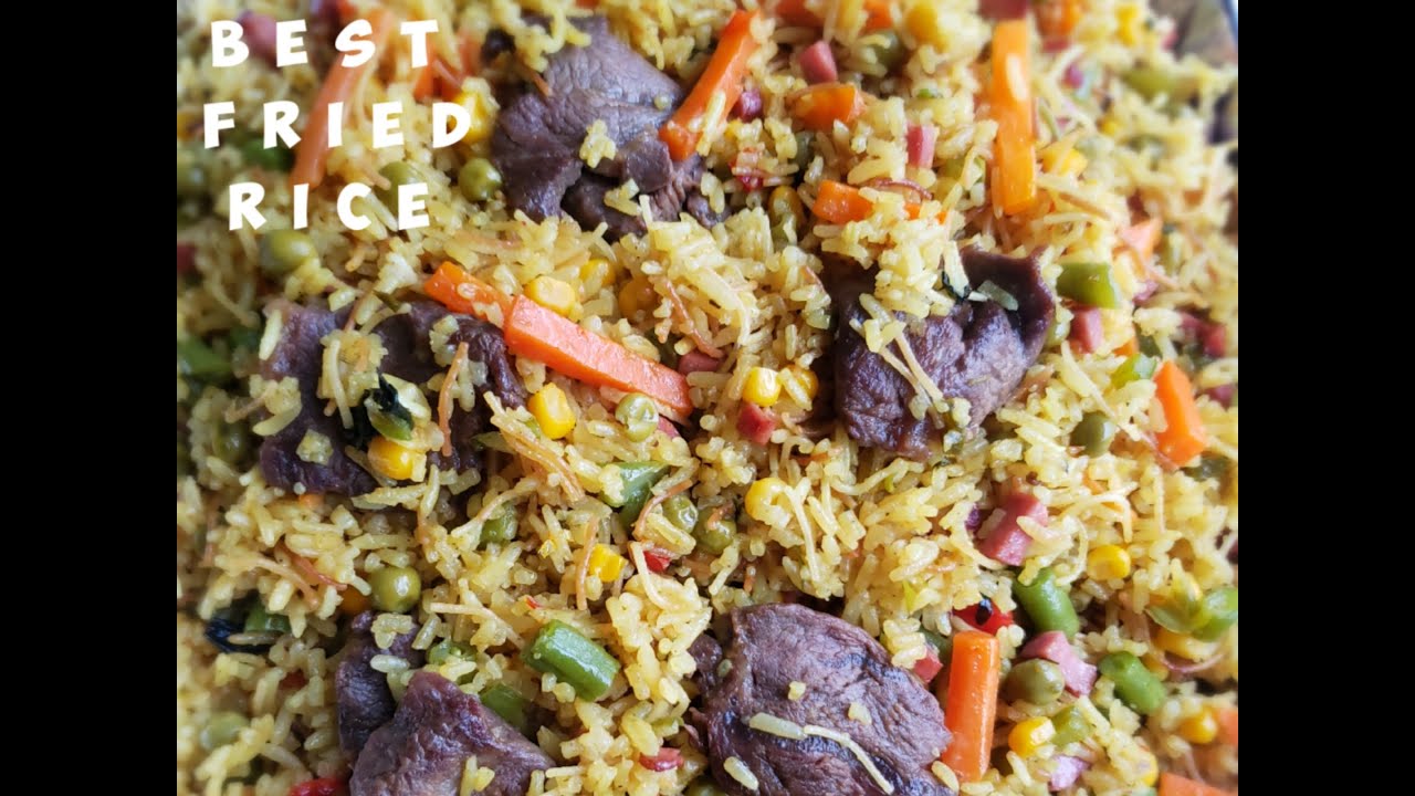 #friedrice#cameroonfood HOW TO COOK CAMEROONIAN FRIED RICE: BEST MOUTH ...