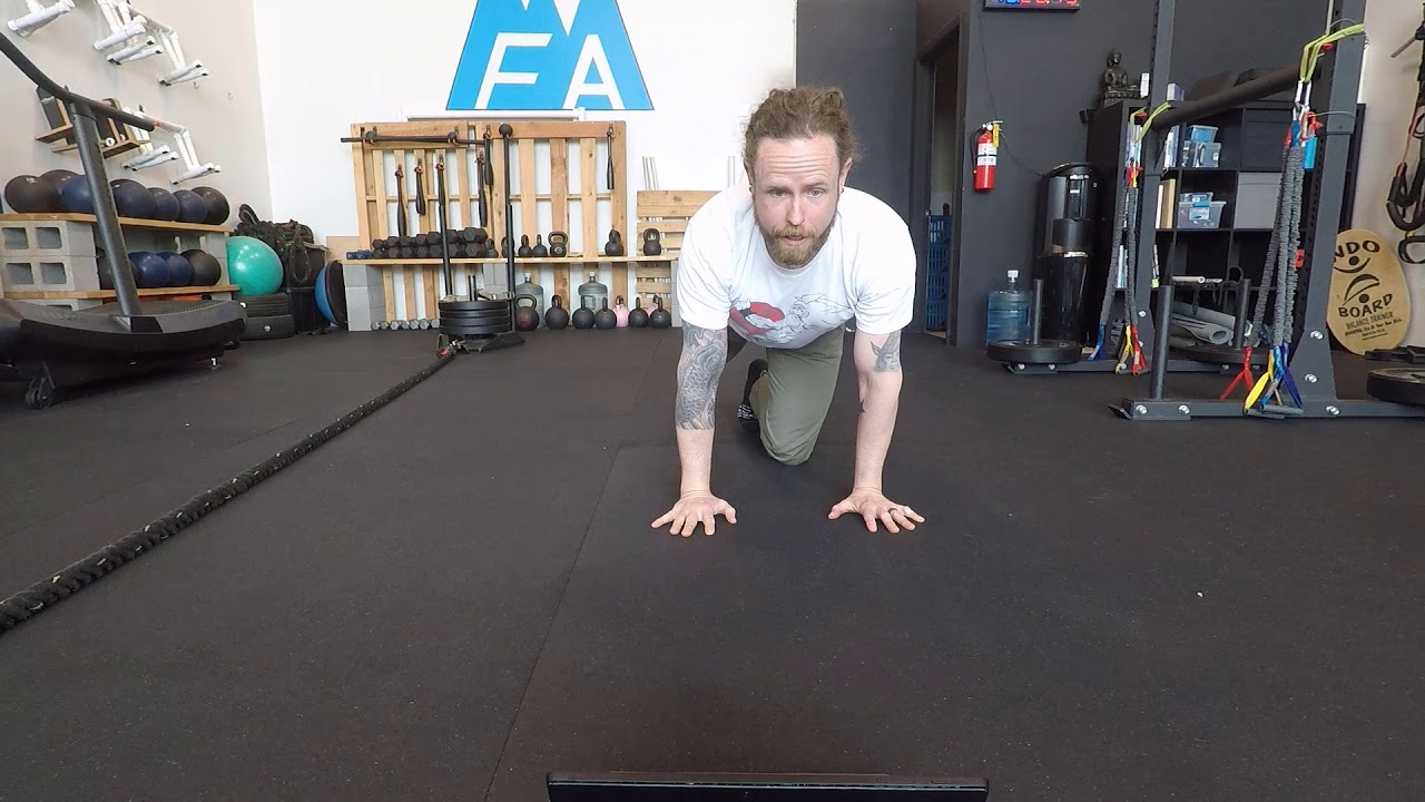Glute Med Sweep w Hold - YouTube
