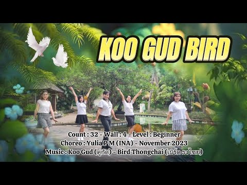 Koo Gud Bird | Beginner Line Dance - Demo by : Amare 9eleven - YouTube