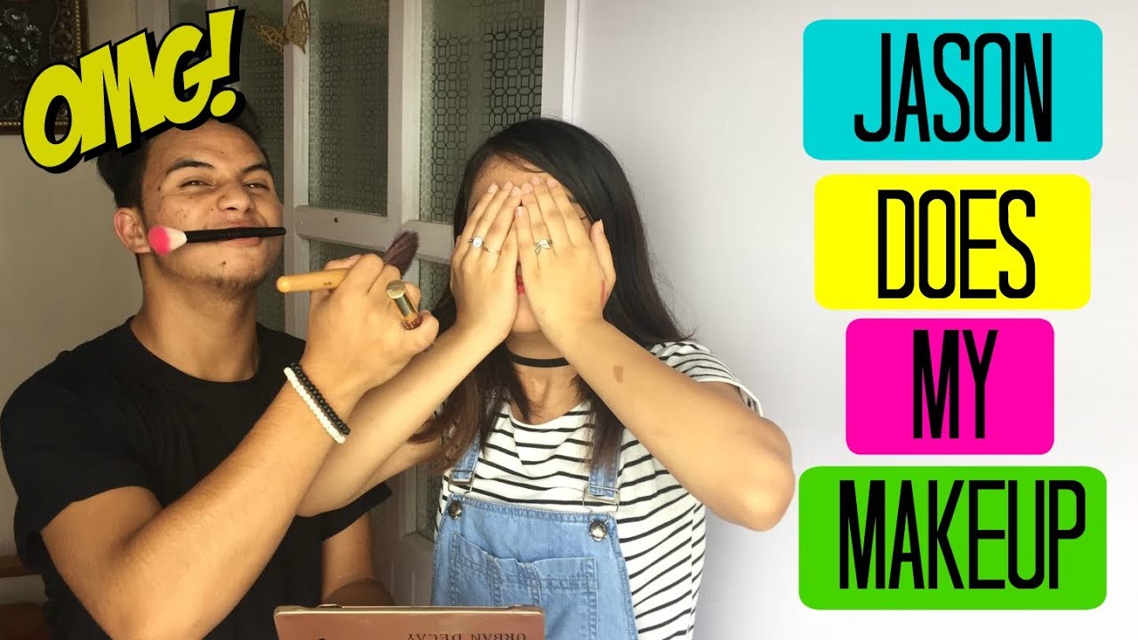 JASON DOES MY MAKEUP | MAKEUP CHALLENGE - YouTube