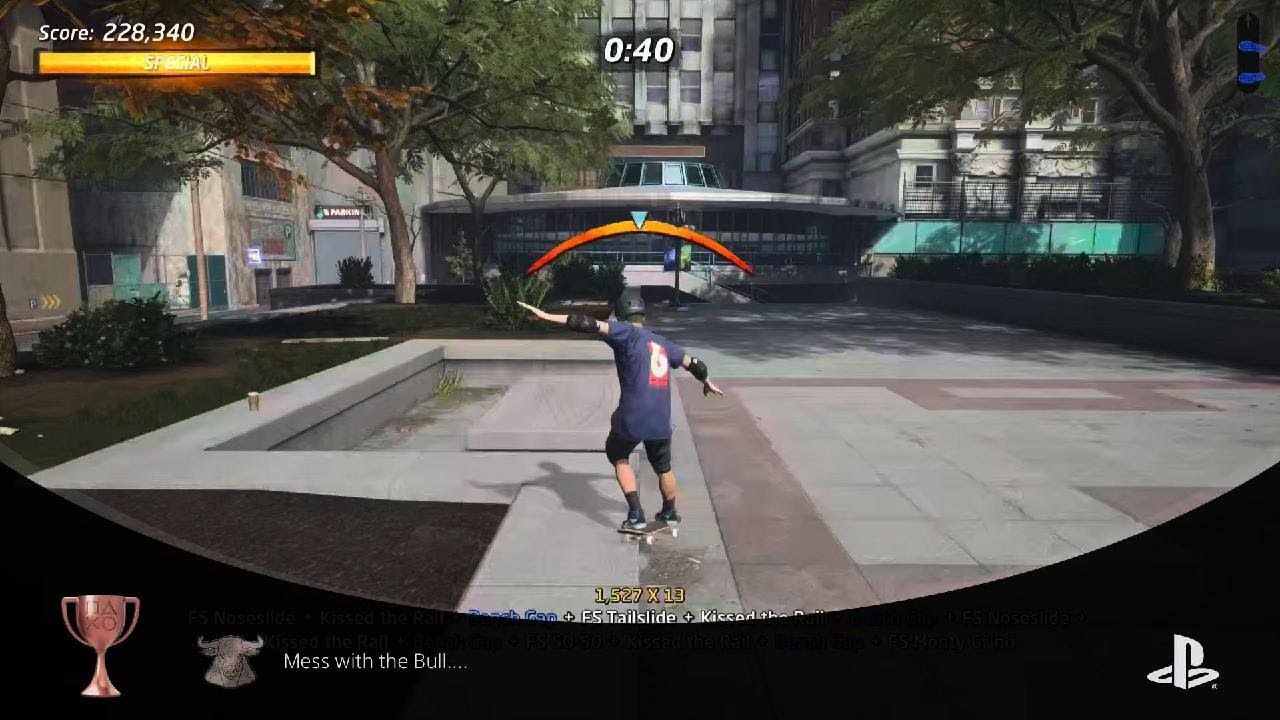 Tony Hawk's Pro Skater 1 + 2-Mess with the Bull ps5 trophy - YouTube