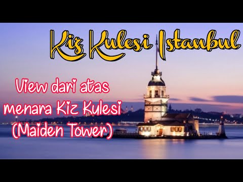 VIEW DARI MENARA KIZ KULESI (MAIDEN TOWER) ISTANBUL, TURKEY