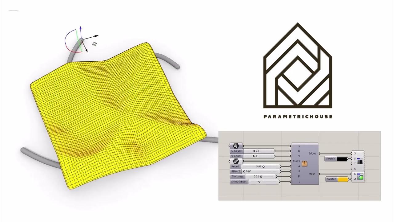 Grasshopper Script (Curve Attractor) - YouTube