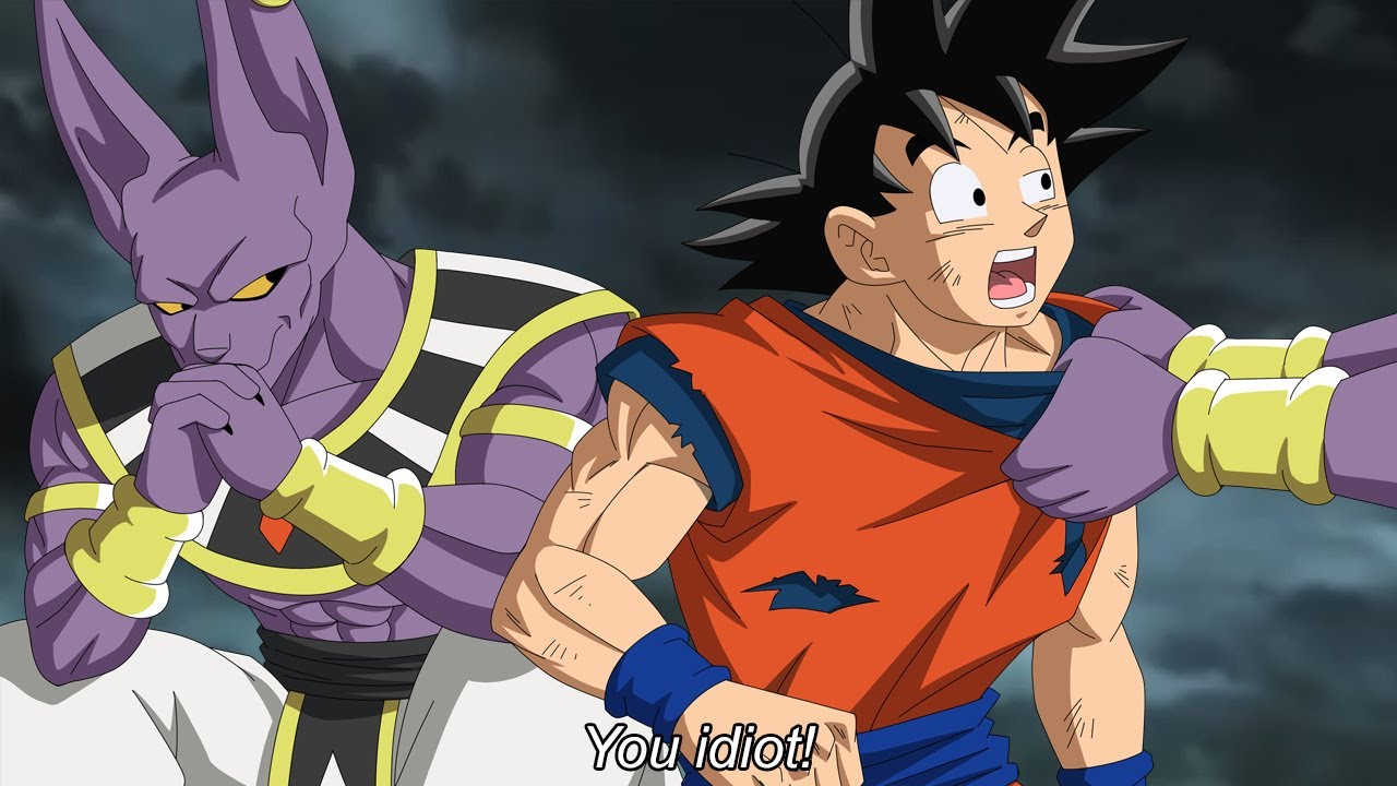 Goku meets Beerus' father, the first god of destruction - YouTube