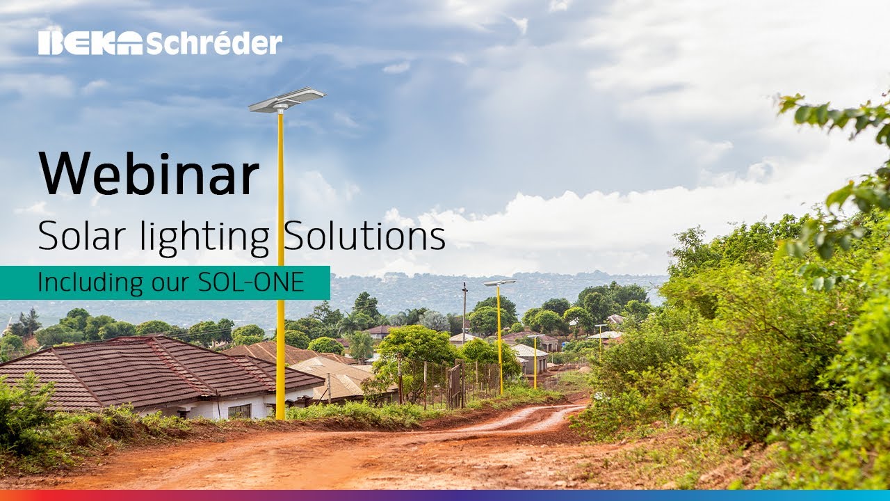 SOLAR Webinar Part 1: Solar Lighting Solutions including our SOL-ONE ...