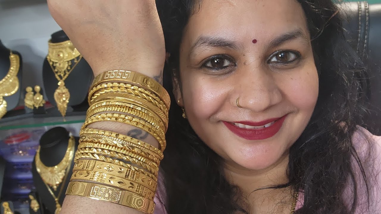 Just 20 gram bangles Tanishq inspired bangles look like real gold last ...