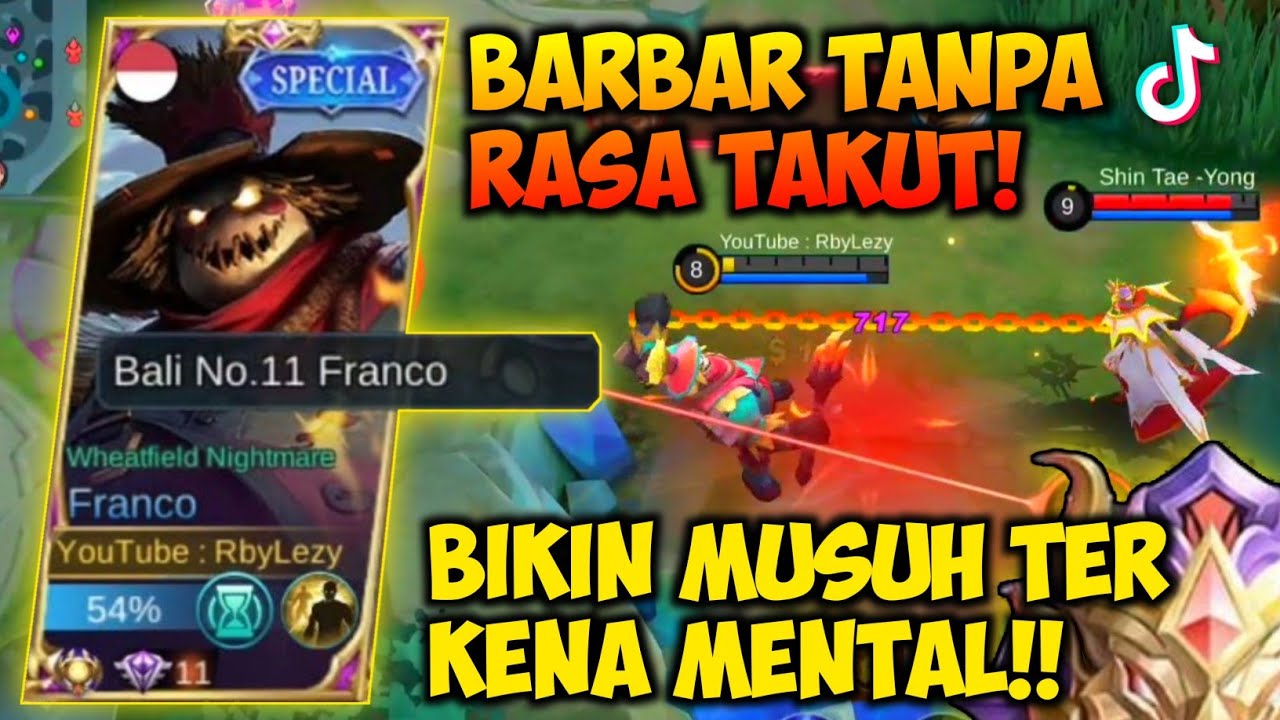 BIKIN MUSUH TRAUMA KETEMU FRANCO NONGOL DIKIT AUTO TARIK GAMEPLAY FRANCO - YouTube