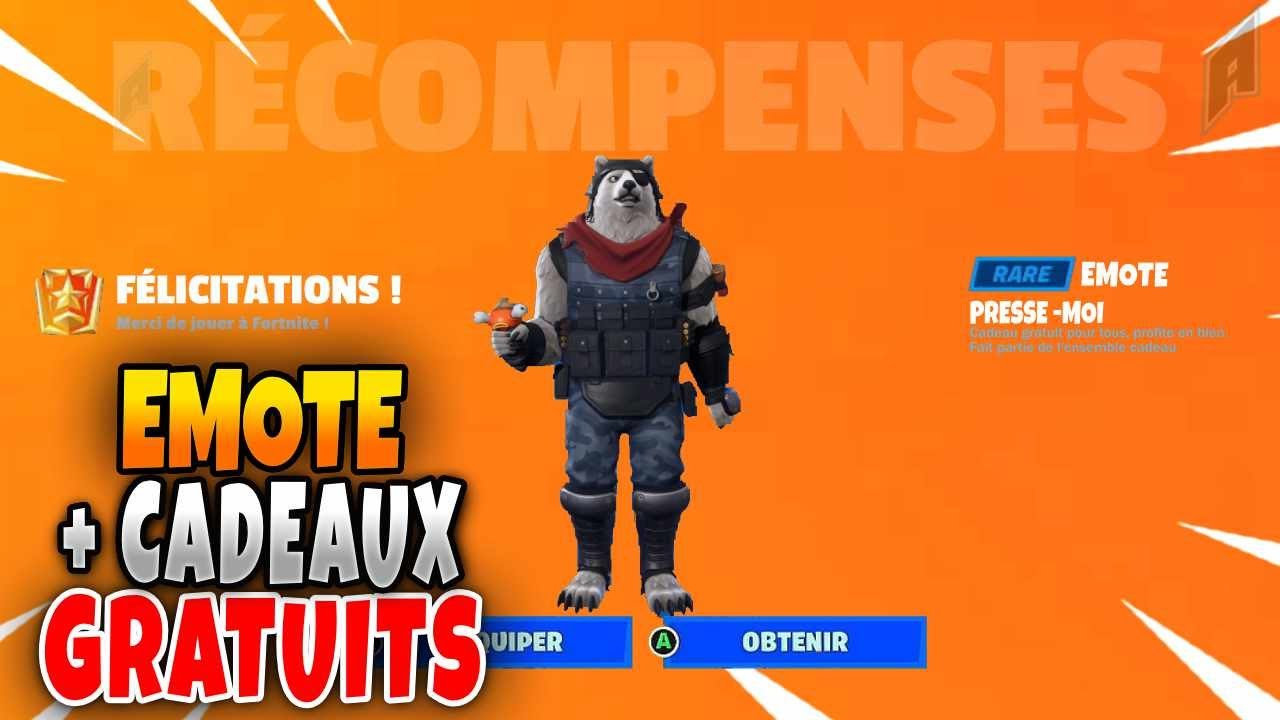 Emote et Cadeaux 2700 Vbucks GRATUIT sur Fortnite - YouTube