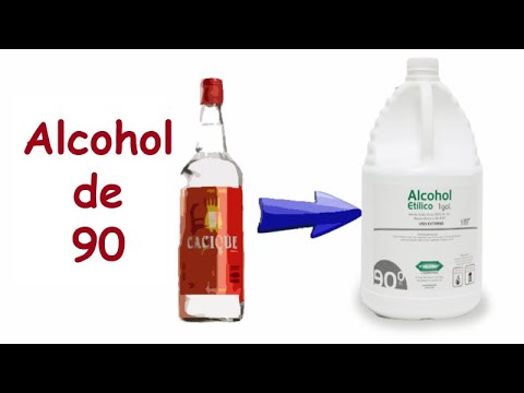 Hacer Alcohol de 90 grados con Aguardiente de 30 grados - YouTube