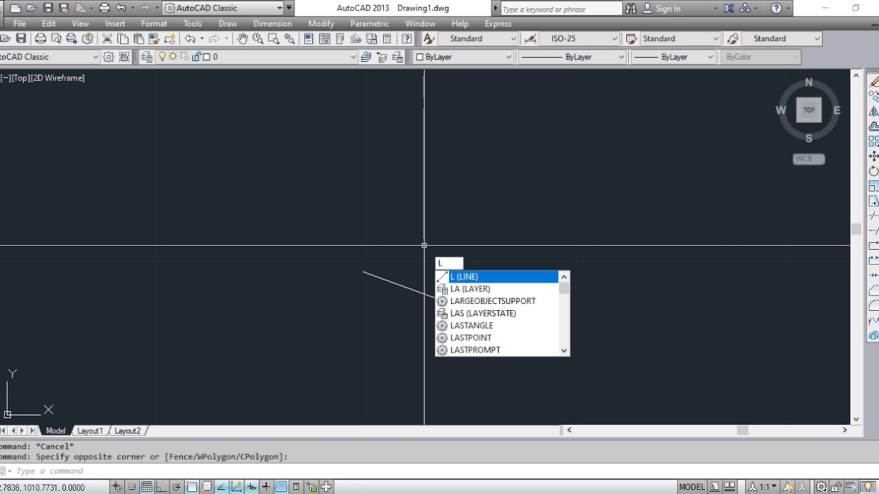Não aparece listagem de comandos no cursor / Removendo janela de propriedades no auto cad 2013 ...