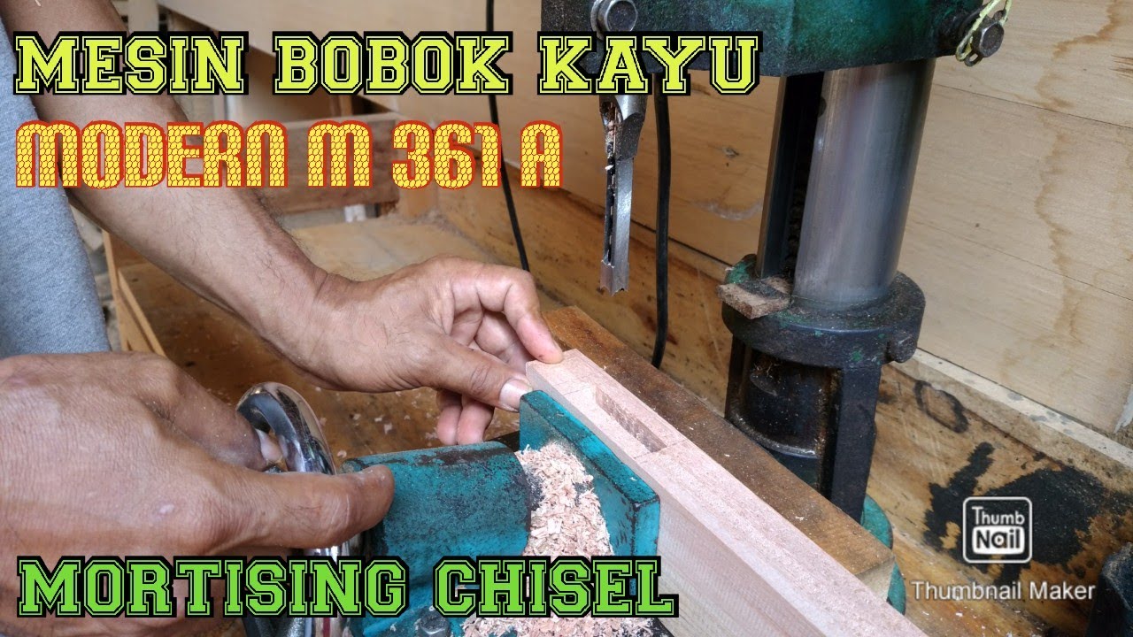 Mortising Chisel Modern | Cara menggunakan mesin bobok kayu ...