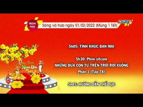 Đài PT-TH TP. Cần Thơ - THTPCT - GTCT hôm nay (1/2/2022, Mừng 1 Tết, 05h)
