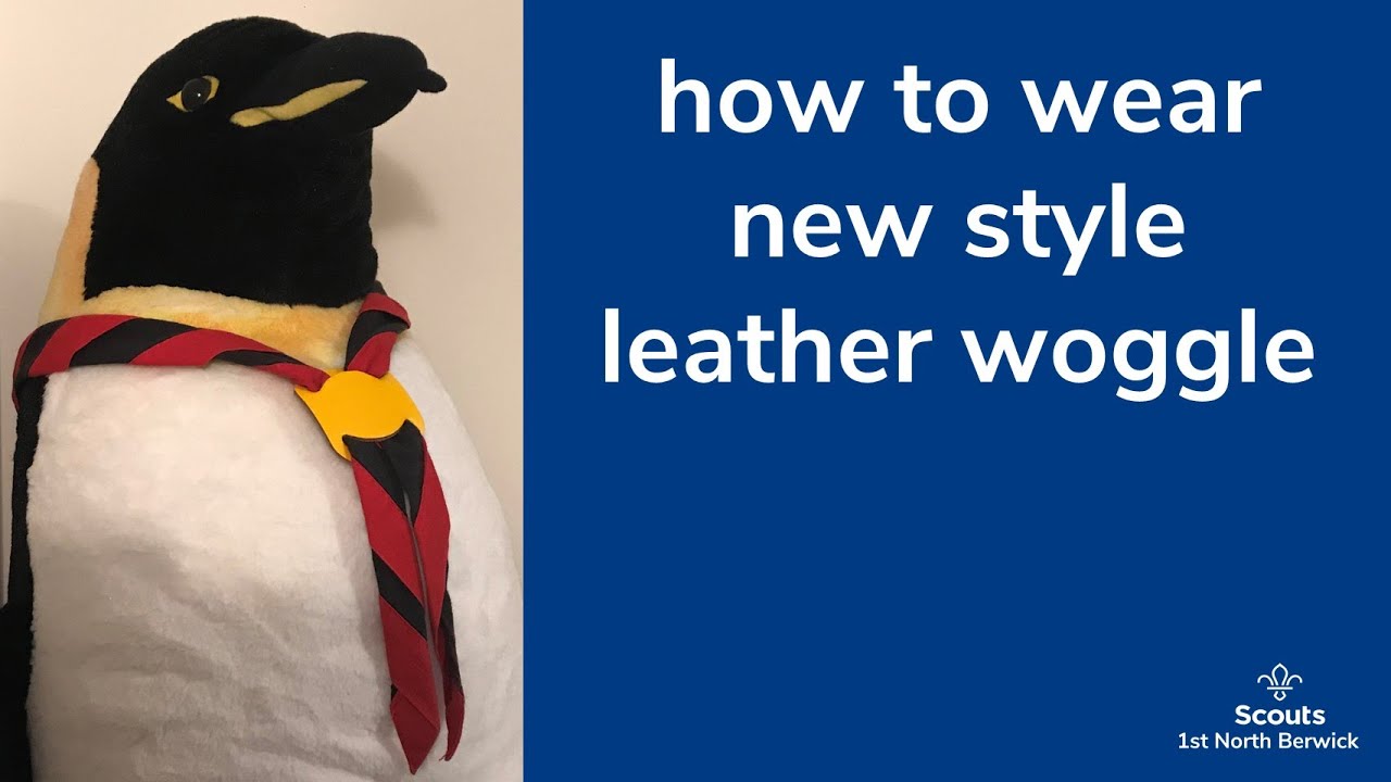 How to wear the new style leather woggle - YouTube