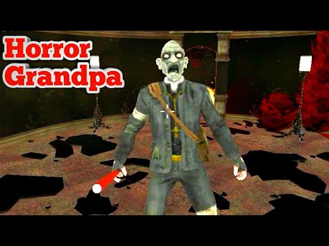 Playing Horror Grandpa House Scary Forest Game: 3 Levels Completed ...