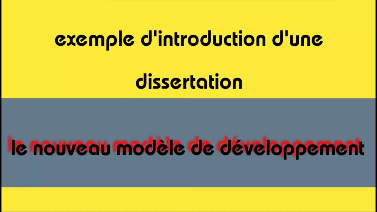 exemple d'introduction d'une dissertation économique " le nouveau ...
