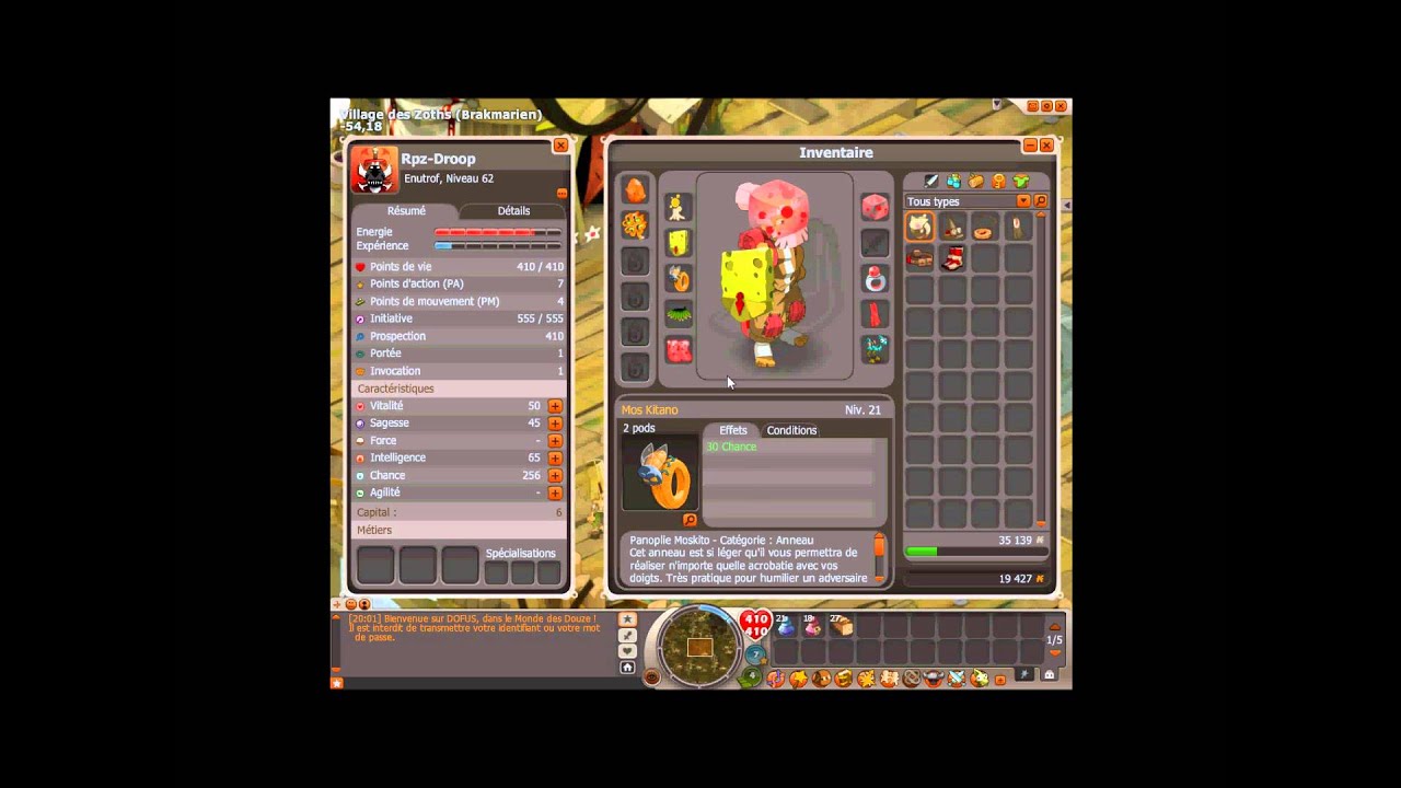 [DOFUS] / Enutrof lvl 60 Special DROP - YouTube