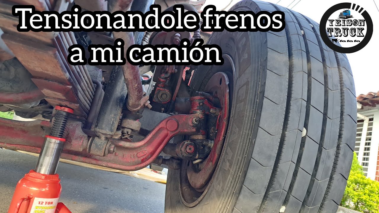 como tensionar o cogerle frenos a un camión | Yeison Truck - YouTube