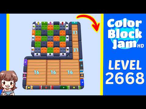 Color Block Jam Level 1678 (2668) Solution Walkthrough