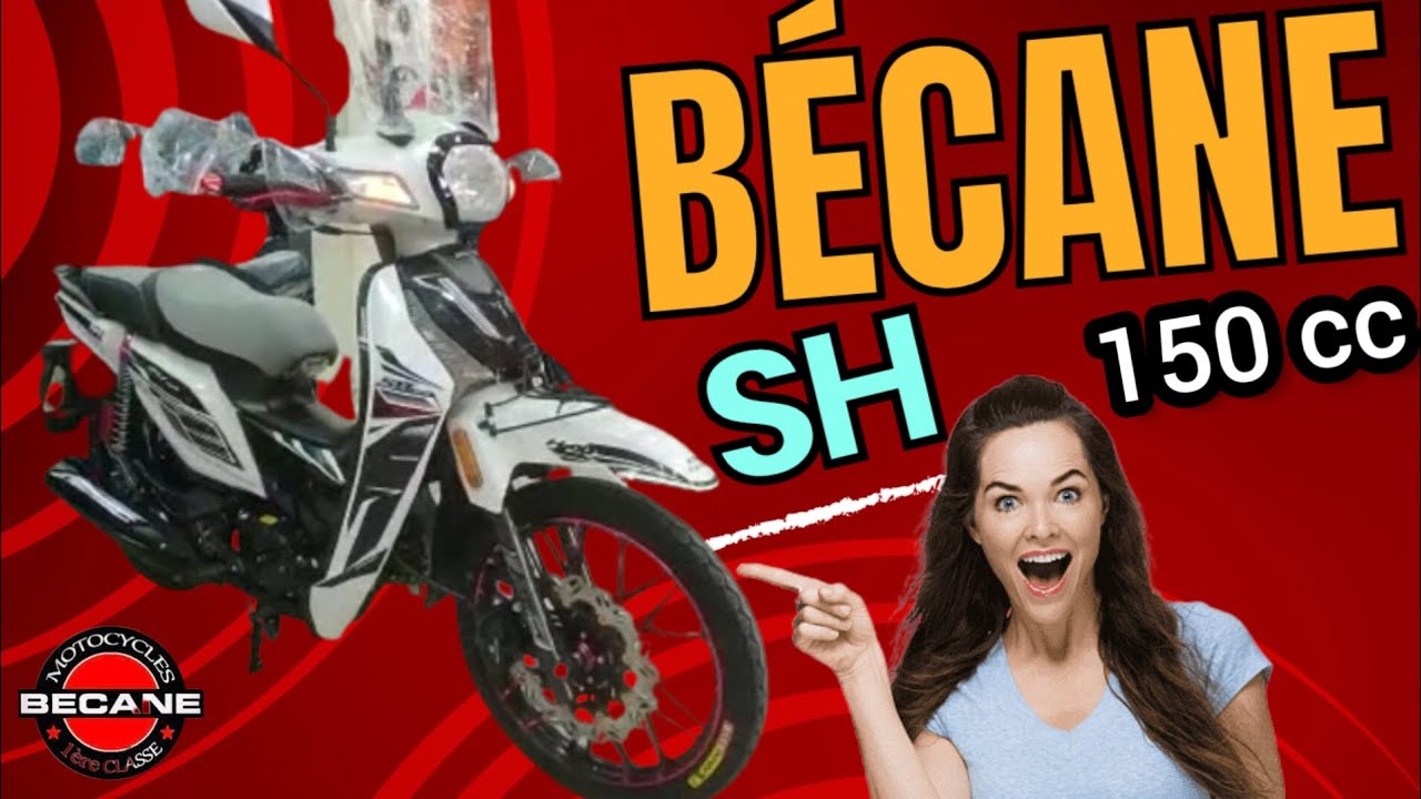 BÉCANE SH 150 CC 🔥 هاشنو زادو فيها الهربة - YouTube