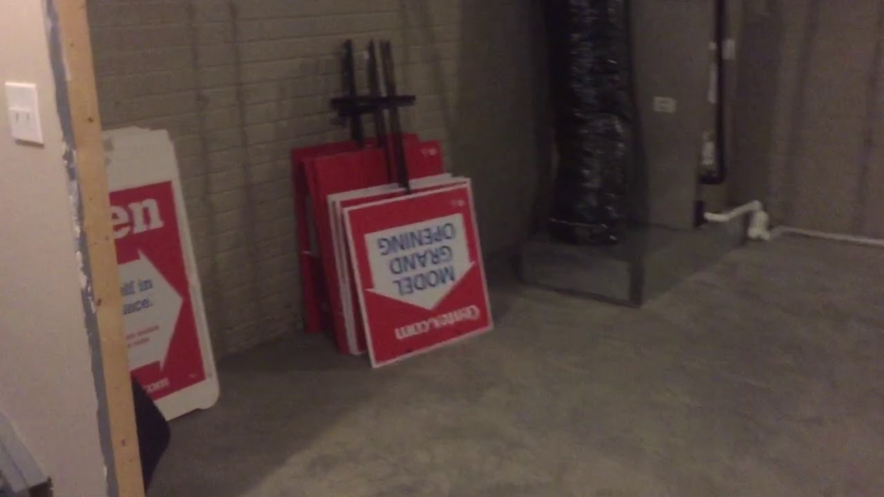 Centex Mitchell Basement - YouTube