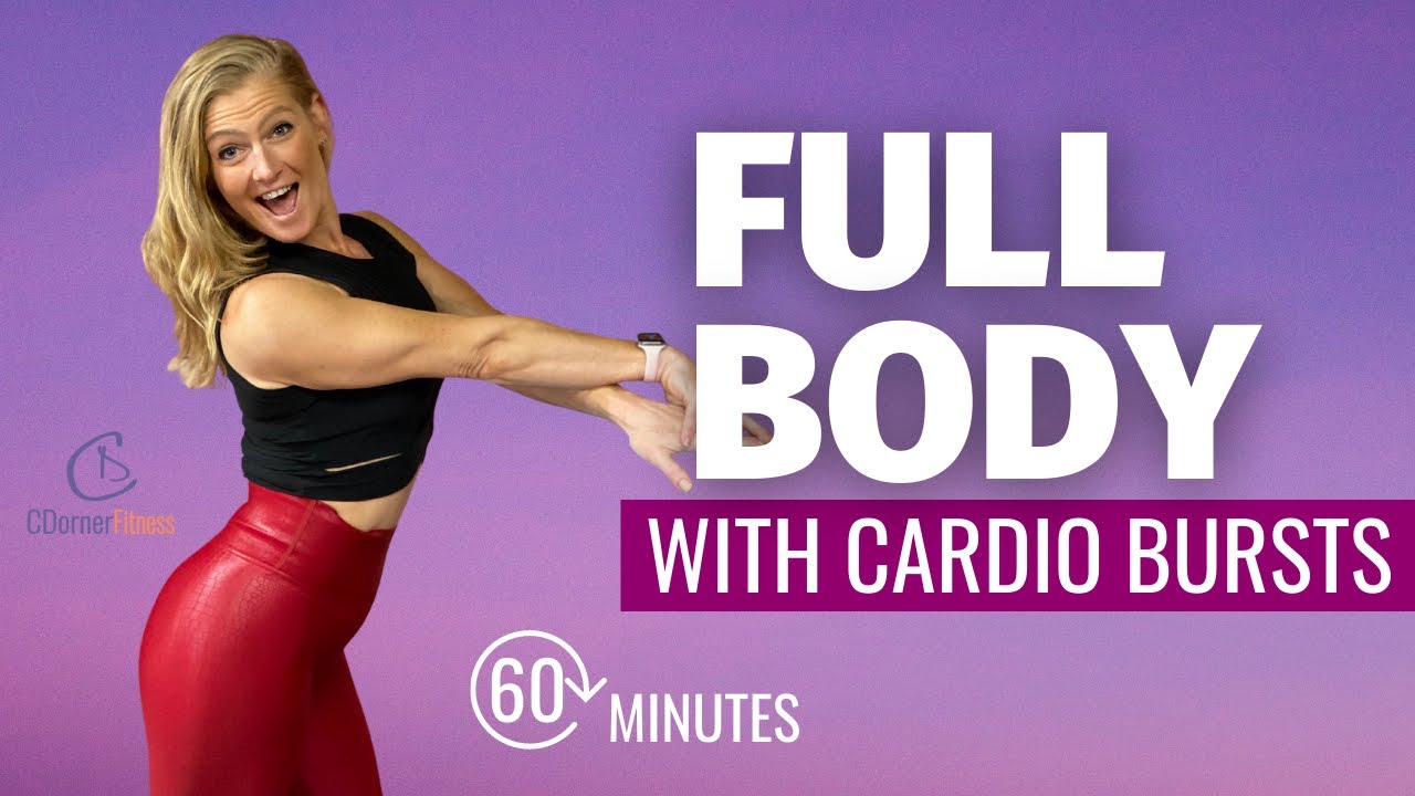 FULL BODY WORKOUT WITH CARDIO INTERVALS 🔥Get strong and Burn Calories 🔥 ...