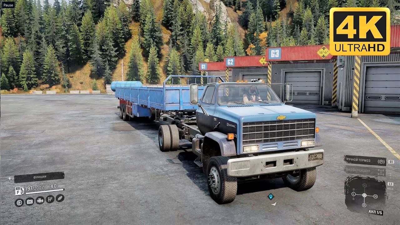 SnowRunner gameplay (PC) - Part 10 Chevrolet Kodiak C70 in Michigan ...