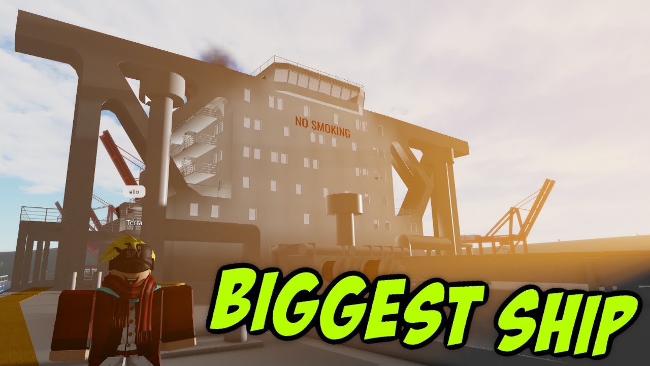 Driving The Largest Ship! The Seawise-Giant! Roblox Shipping Lanes ...