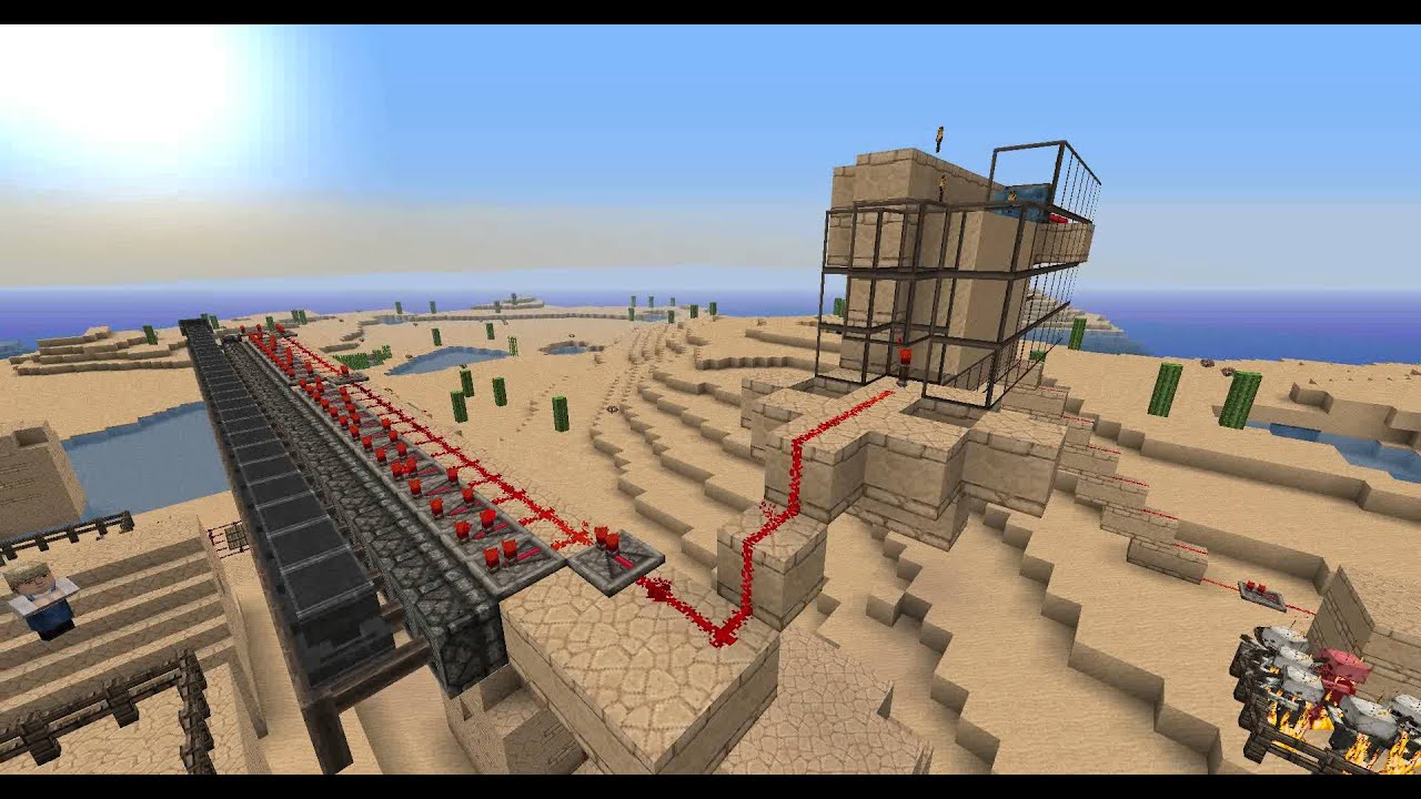 Minecraft Rube Goldberg Machine - YouTube