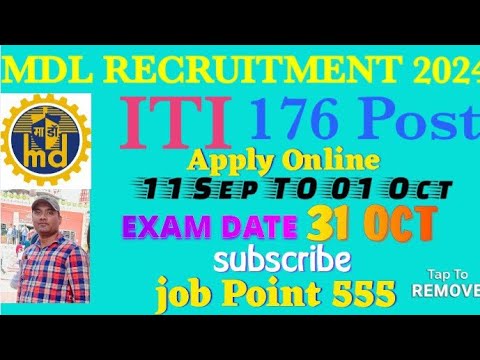 MDL NEW VACANCY |MDL RECRUITMENT 2024|176 POST| MDL JOB @jobpoint555 ...