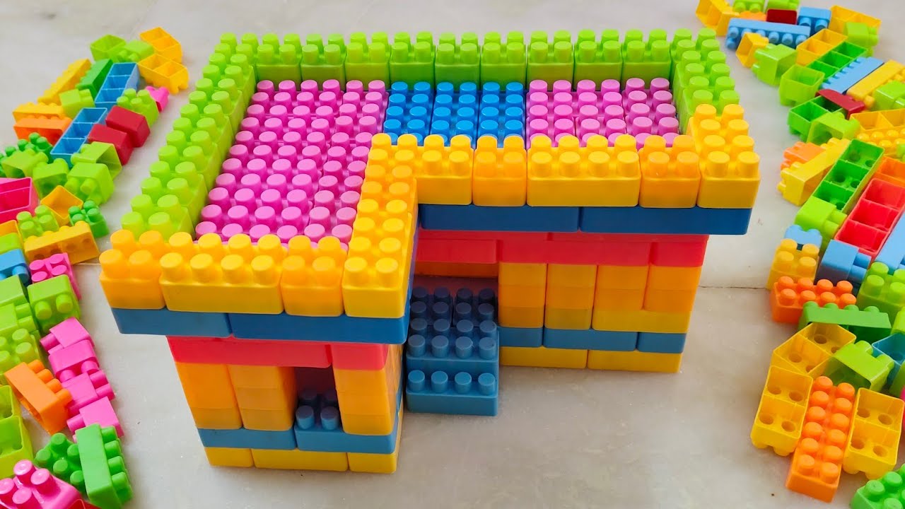 Satisfying DIY House ASMR/Building blocks/block game /Lego building ...