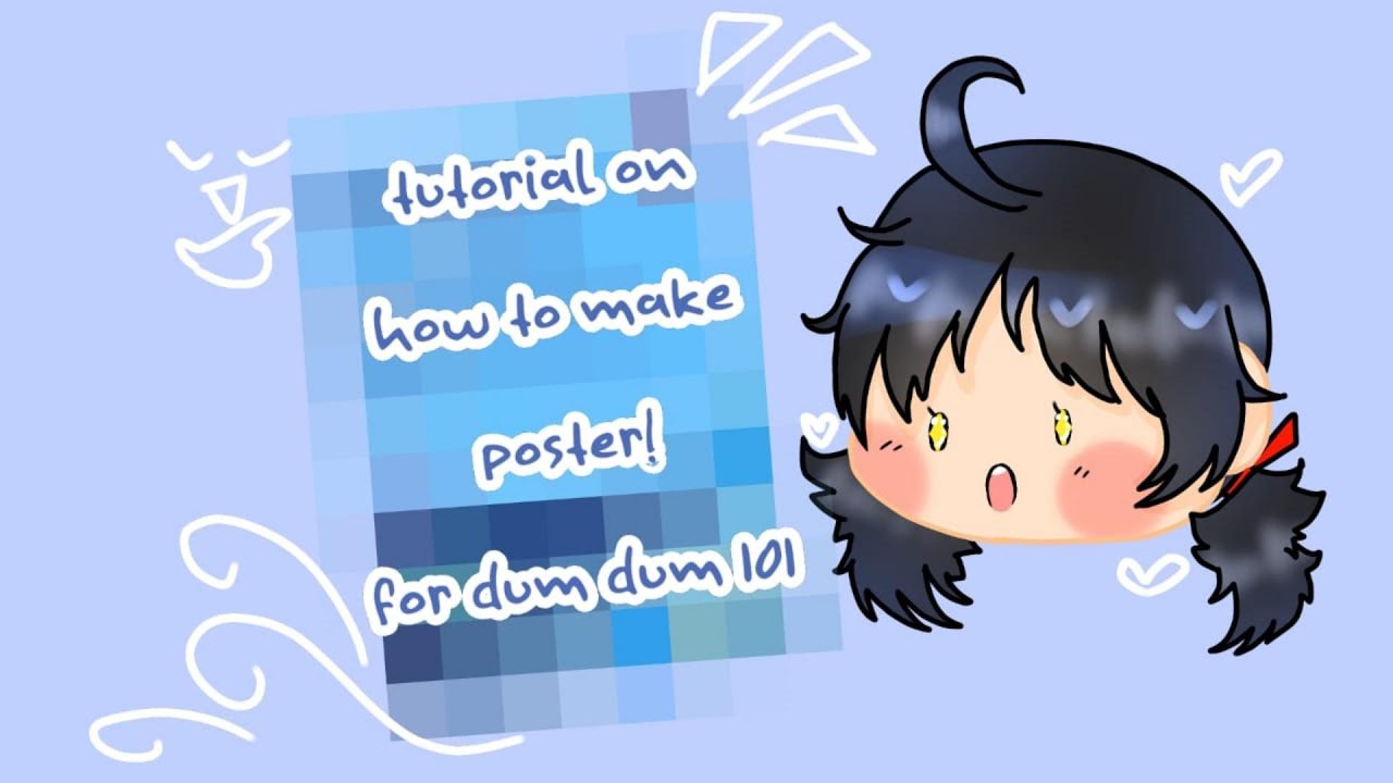 how to make on how to make a poster - YouTube