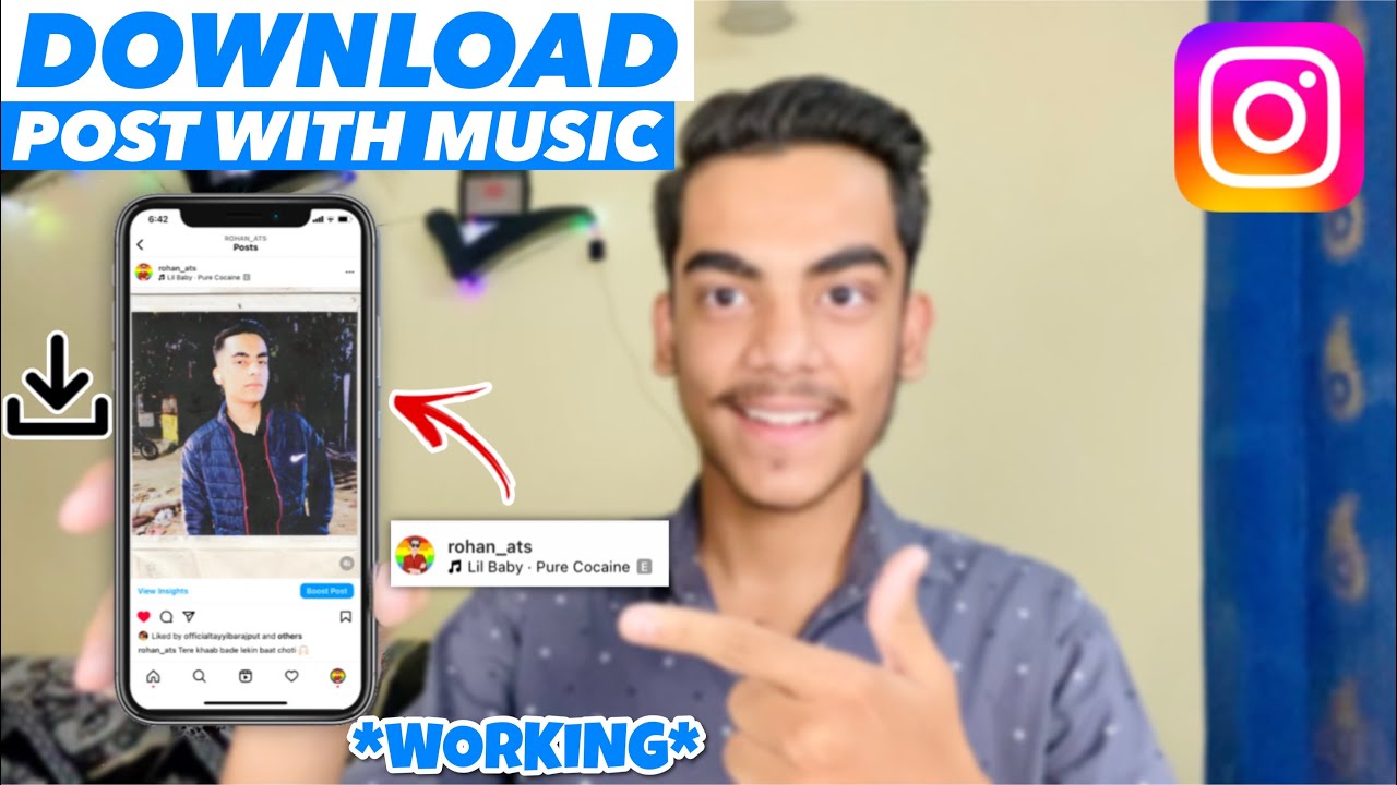 Download Instagram Post With Music | How To Save Instagram Post With ...