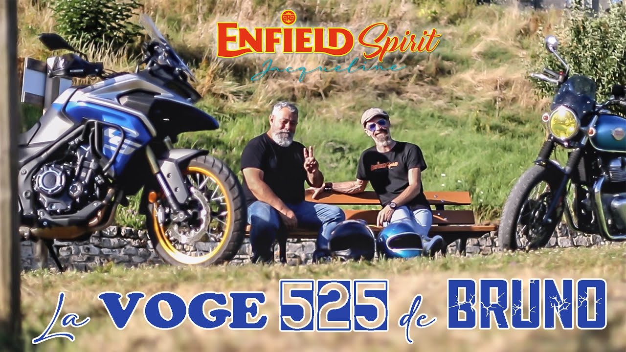 La VOGE 525 DSX de Bruno "Ep5" Les Copines de Jacqueline Royal Enfield ...