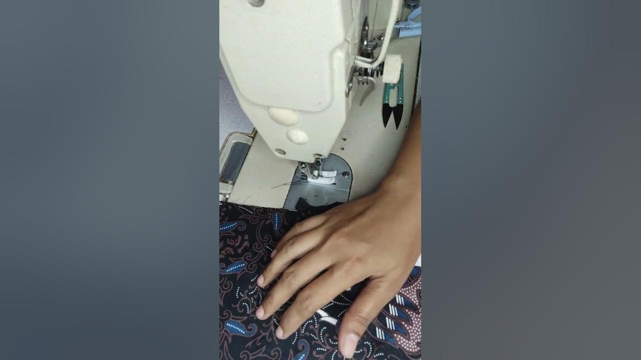 menjahit krah kemeja part 1 || video tutorial || #sewing #menjahit #menjahitbaju #diy # ...