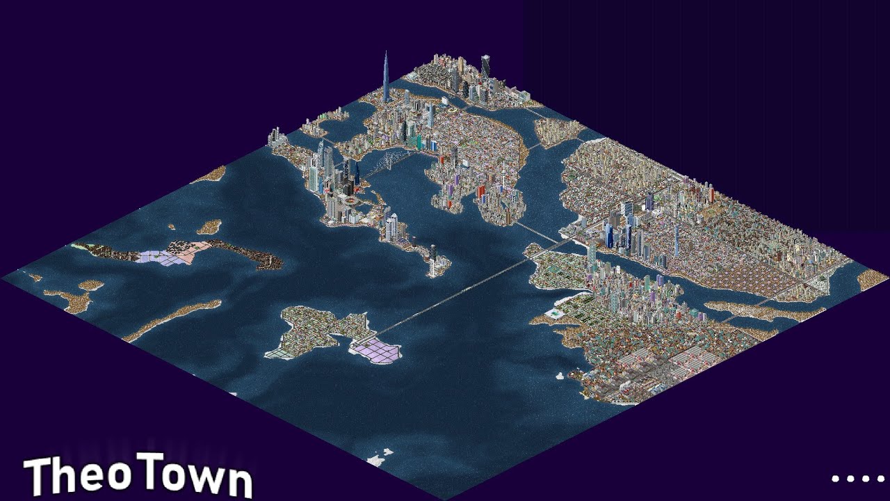 I Built TheoTown LARGEST City " 400k Population. - YouTube