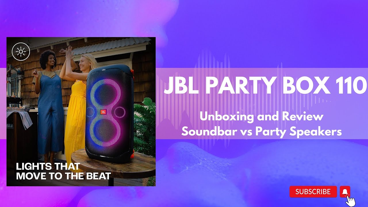 JBL Partybox 110 Unboxing and Review | JBL Party Box | Is it worth ...
