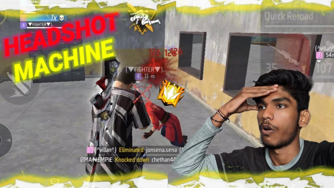 Headshot Machine😈II FreeFire Gameplay II - YouTube