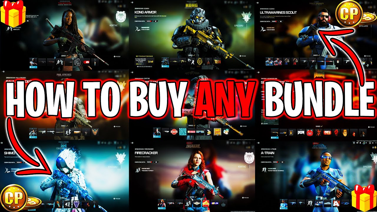 *NEW UPDATED*How to BUY and GIFT ANY/REMOVED BUNDLES in MW3/Warzone ...