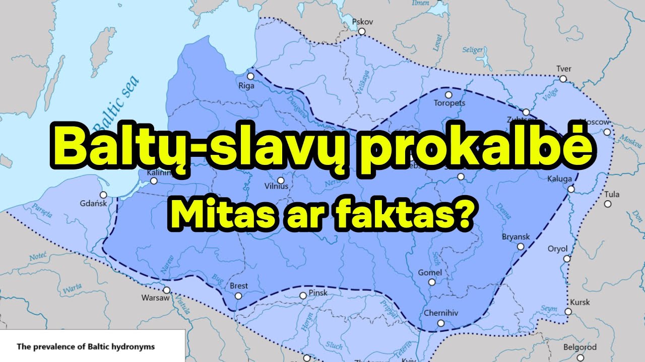 Ar baltai ir slavai kadaise kalbėjo viena kalba? - YouTube