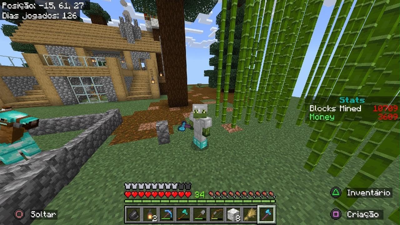 Um bloco 2 #23 Super Machado Minecraft - YouTube