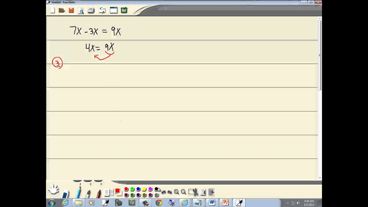 College Algebra Homework - Classification of Equations - P0707466 - YouTube