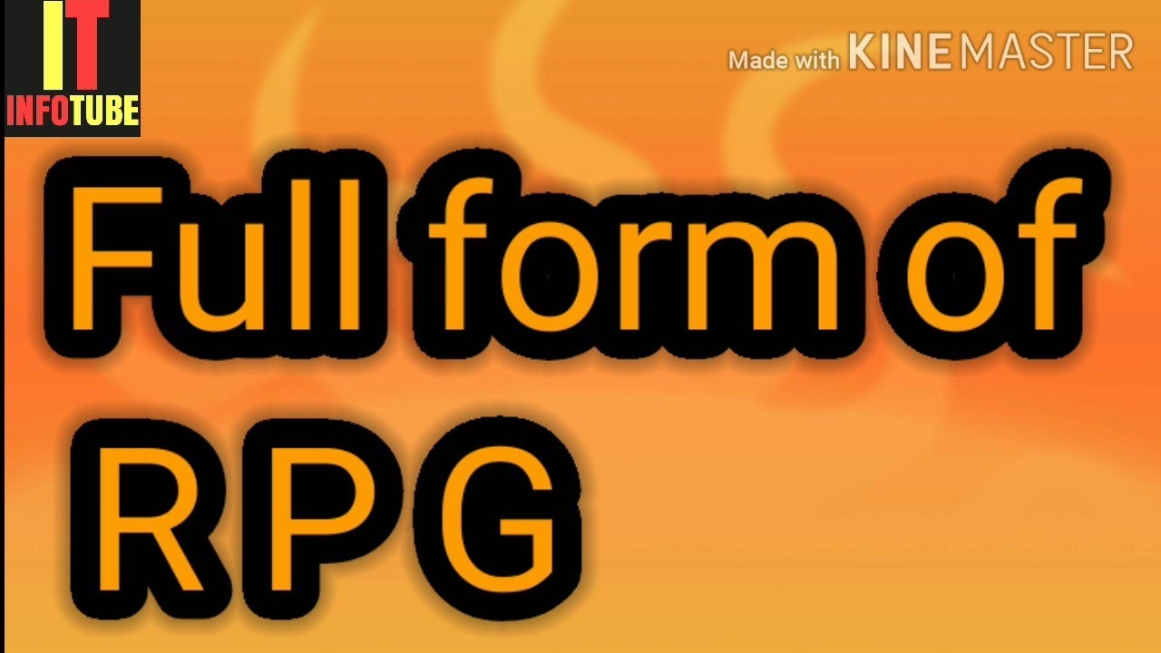 Full form of RPG | what is RPG - YouTube