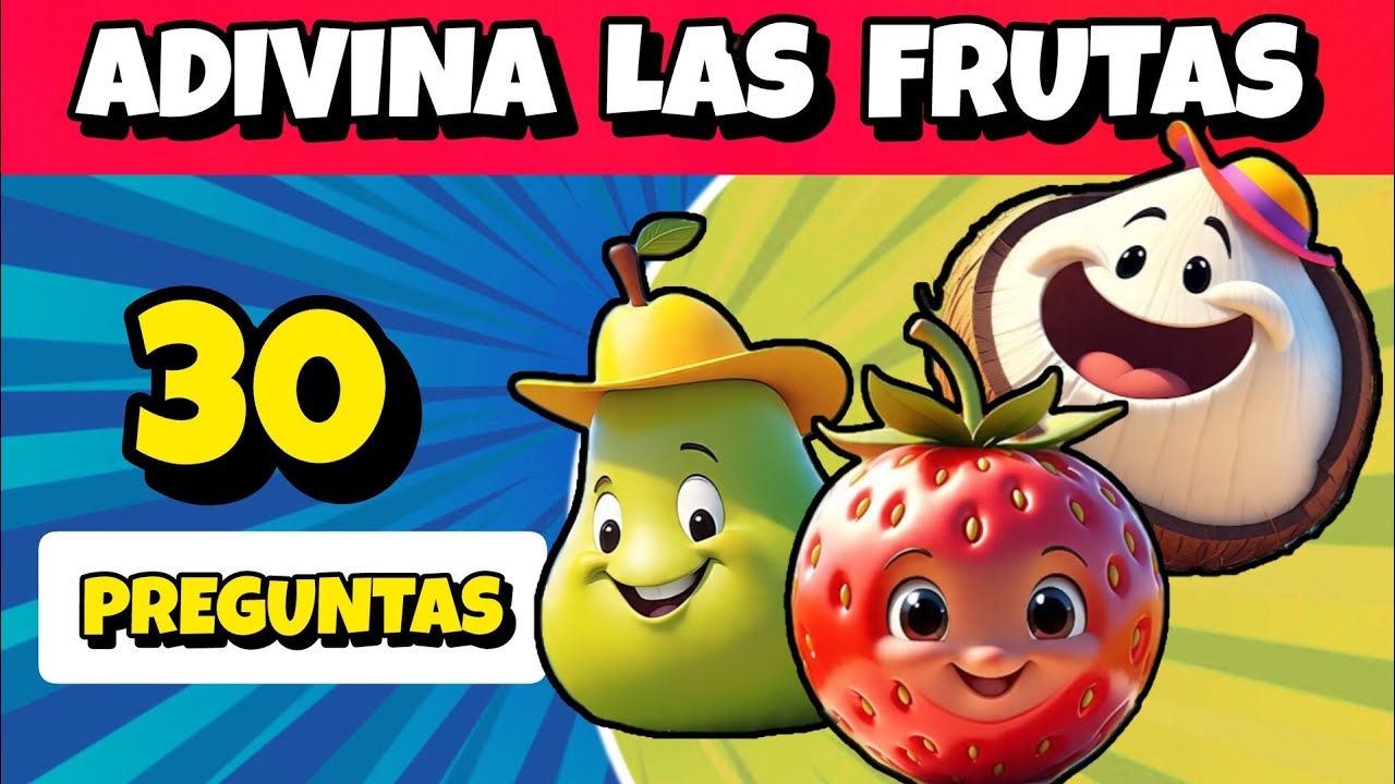 Adivina la Fruta 🍎🍇 | Trivia de Frutas - YouTube