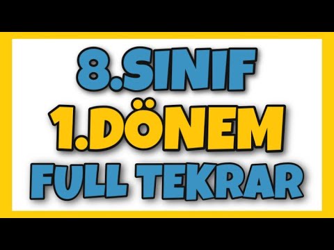 8. Sınıf LGS Matematik 1. Dönem Full Tekrar | Konu Anlatımı Özet Genel Tekrarı