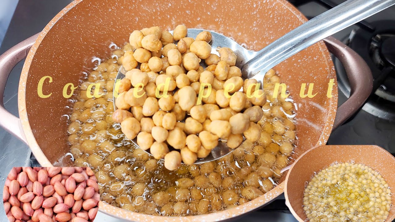 How To Make Coated Peanut//Coated Groundnut Snack//Step by Step Recipe ...
