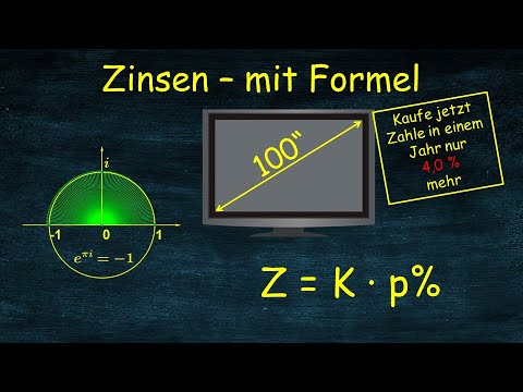Zinsrechnung | Zinsen mit Formel berechnen - YouTube