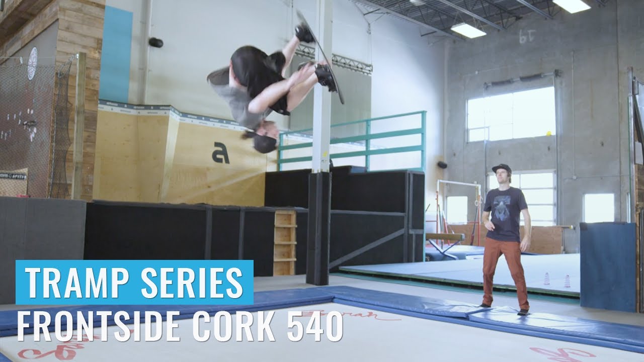 Snowboard Tramp Series - Ep. 31: Frontside Cork 540 - YouTube